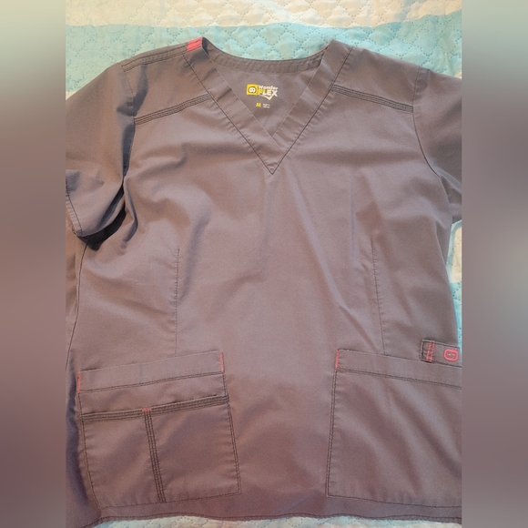 WonderWink | Other | Womens Grey Scrub Set | Poshmark